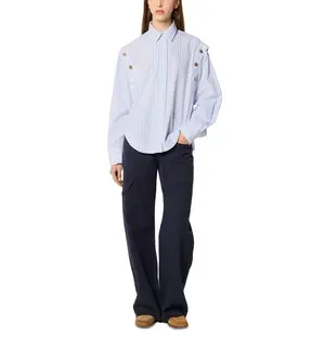 Tresse Striped Snap Button Shirt