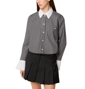 Tresse Cotton Shirt With Pleated Cuffs