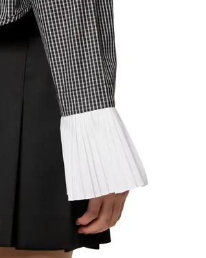 Tresse Cotton Shirt With Pleated Cuffs