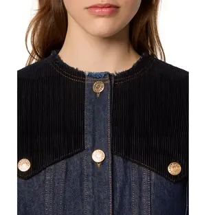 Tresse Vanto Jacket With Velvet Trim
