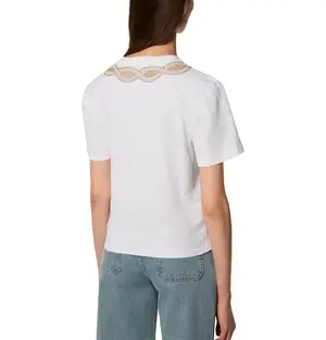 Tresse Tobi Rhinestone Trim Tee