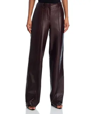 Women's Helmut Lang Leather Trousers Pants