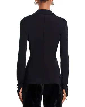 Helmut Lang Long Sleeve Blazer Top