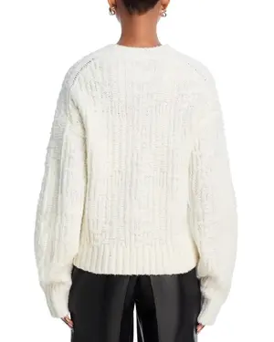 Helmut Lang Merino Wool Blend Crewneck Sweater