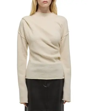 Women's Slouchy Sleeve Crew Neck Sweaters