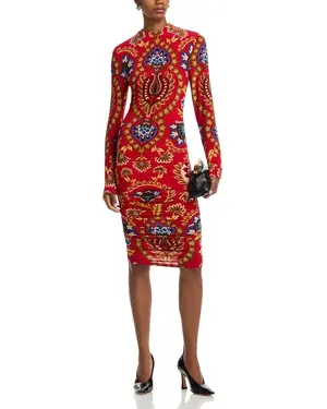 Farm Rio Folk Tapestry Dress
