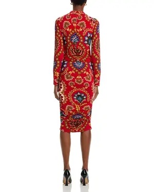 Farm Rio Folk Tapestry Dress