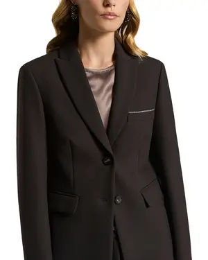 Peserico Two-button Blazer Notched Lapel
