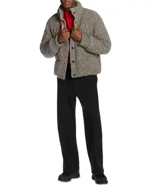 Moncler Wool Cable Knit Cardigan