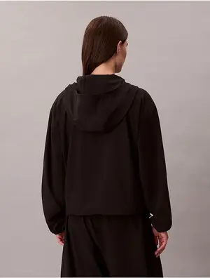 Calvin Klein Woven Parachute Jacket - Black