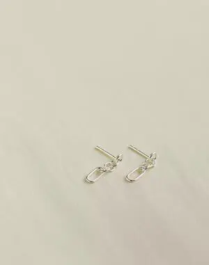 Madewell Demi-fine Chain-link Drop Earrings - Sterling Silver