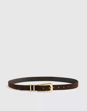 Madewell Silver Tone Belts For Women