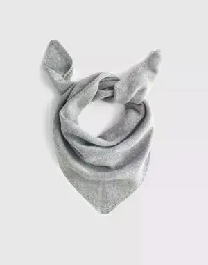 Madewell Knit Bandana - Hthr Pebble Grey