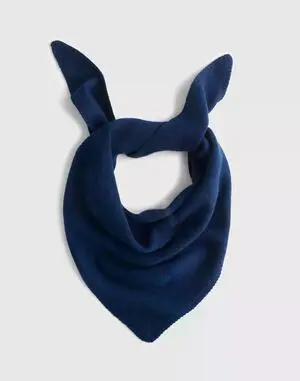 Madewell Knit Bandana Midnight Navy