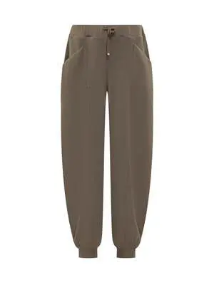 BOSS Taupe Jogger Trousers - Green