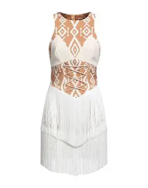 Elisabetta Franchi Mini Geometric-print Dress