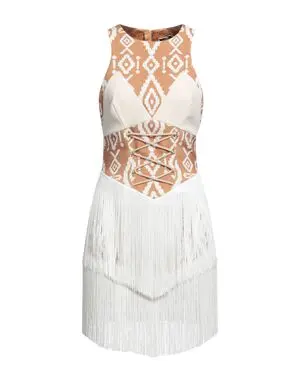 Elisabetta Franchi Mini Geometric-print Dress