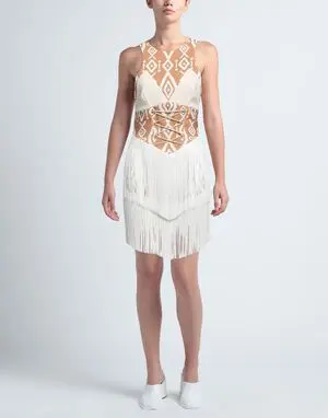 Elisabetta Franchi Mini Geometric-print Dress