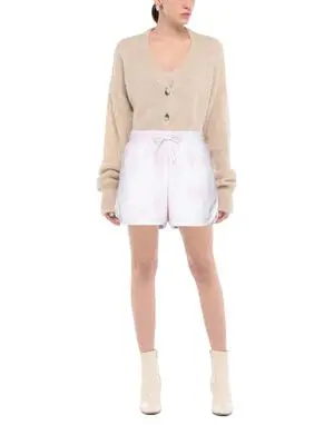 Maje Two-tone Cotton Blend Terry Shorts