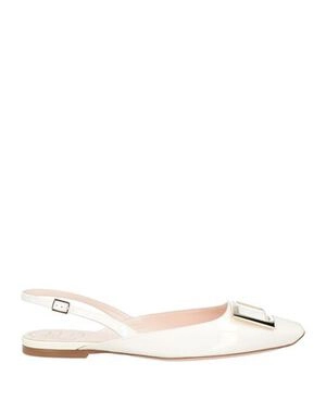 ROGER VIVIER Ballet Flats Leather - Ivory
