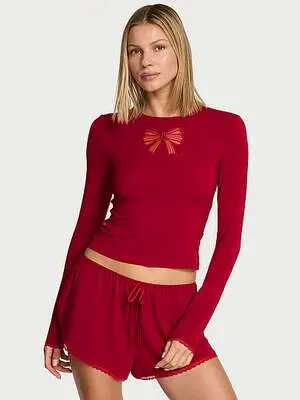 Victoria's Secret Modal Soft Bow Set - Red