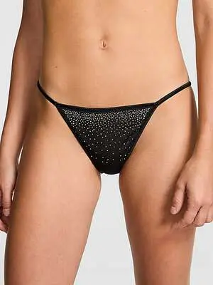 Pink Wink™ String Bikini - Black