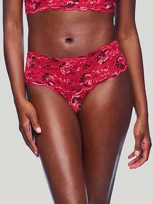 Victoria's Secret Cosabella Never Say Brazilian Thong Panty - Red
