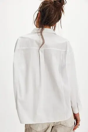 NIGEL PRESTON Embellished Bow Button-down Shirt