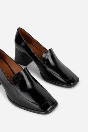 Intentionally Blank Mosa Heeled Loafers - Black