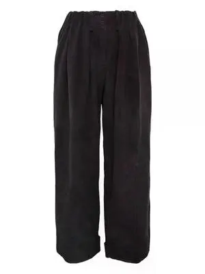 OPEN YY Corduroy Trousers - Black