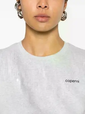 Coperni Mélange-effect T-shirt - Grey
