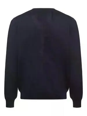 GALIANO Crew Neck Long Sleeve Sweater - Blue