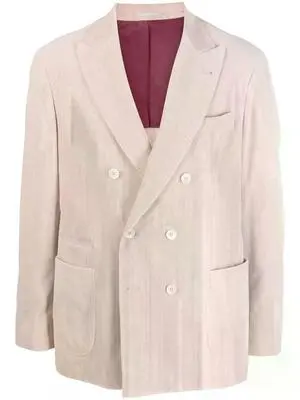 Brunello Cucinelli Double-breasted Corduroy Blazer