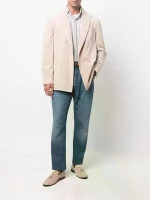 Brunello Cucinelli Double-breasted Corduroy Blazer