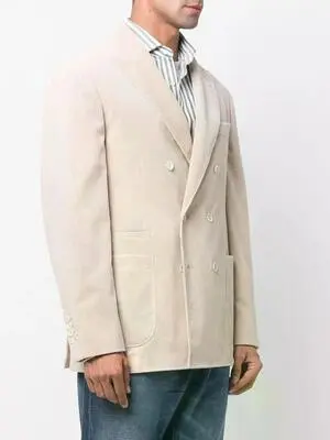 Brunello Cucinelli Double-breasted Corduroy Blazer