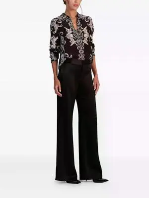 Alice + Olivia Willa Floral Print Top