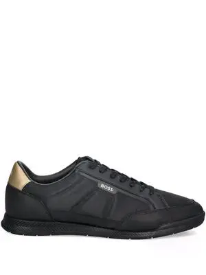 BOSS Panelled Sneakers - Black