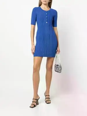Lhd Samphire Knitted Dress - Blue