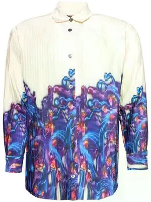 CASELLA MEYER Desert-print Shirt - Neutrals