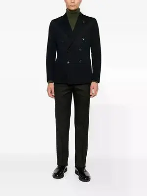 Tagliatore Double-breasted Pocket Blazer - Black