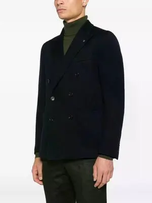 Tagliatore Double-breasted Pocket Blazer - Black