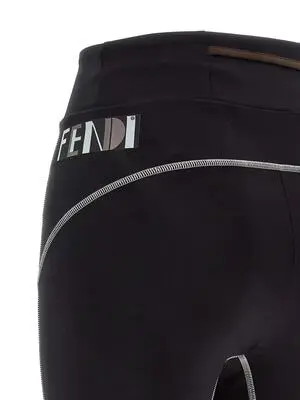 Fendi Contrast-stitching Leggings