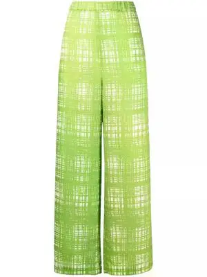 Mihara Yasuhiro Checked Pattern Trousers