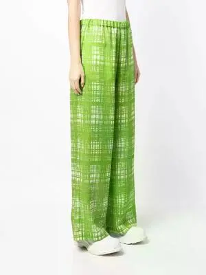 Mihara Yasuhiro Checked Pattern Trousers