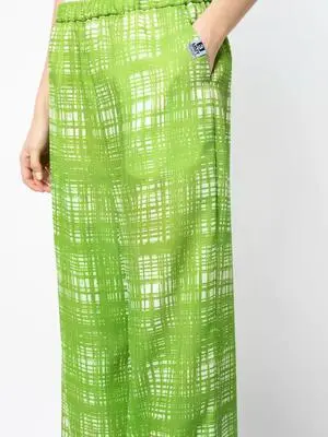 Mihara Yasuhiro Checked Pattern Trousers