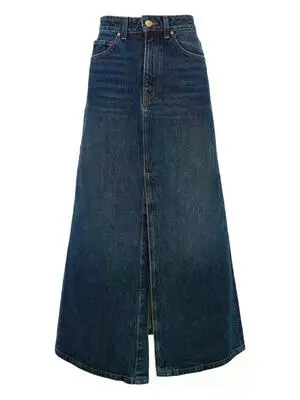 Ulla Johnson Anais Maxi Denim Skirt