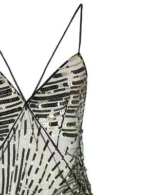 Emilio Pucci Sequin-embroidered Asymmetric Dress