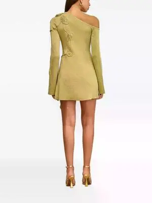 Cult Gaia Kaela Floral-appliqué Mini Dress
