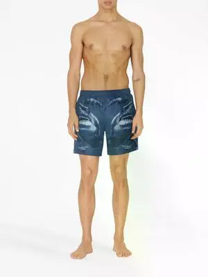 Burberry Shark-print Swim Shorts