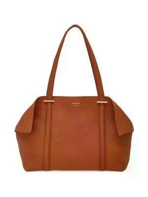FERRAGAMO Medium Folded Leather Tote Bag